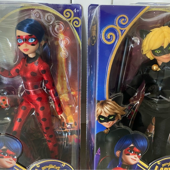 Playmates Toys | Toys | Cat Noir Ladybug Movie Doll Lot New | Poshmark